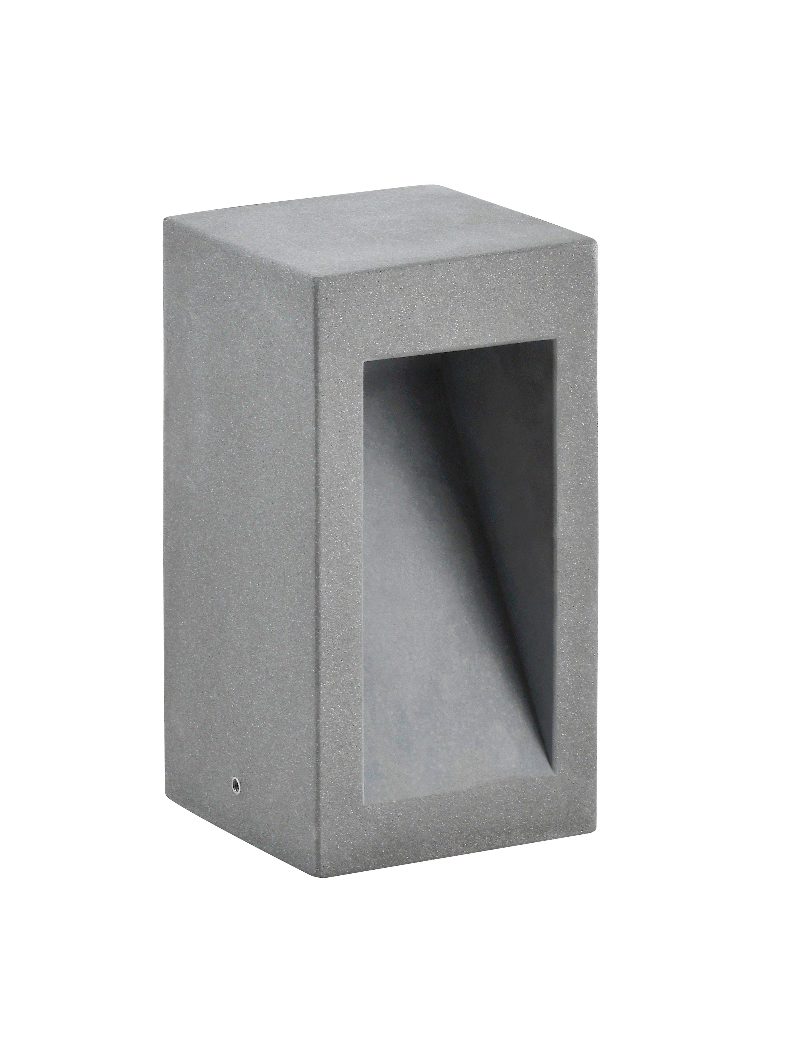 Nova Luce Grey Integrated LED Concrete Bollard Light | Wayfair.ie