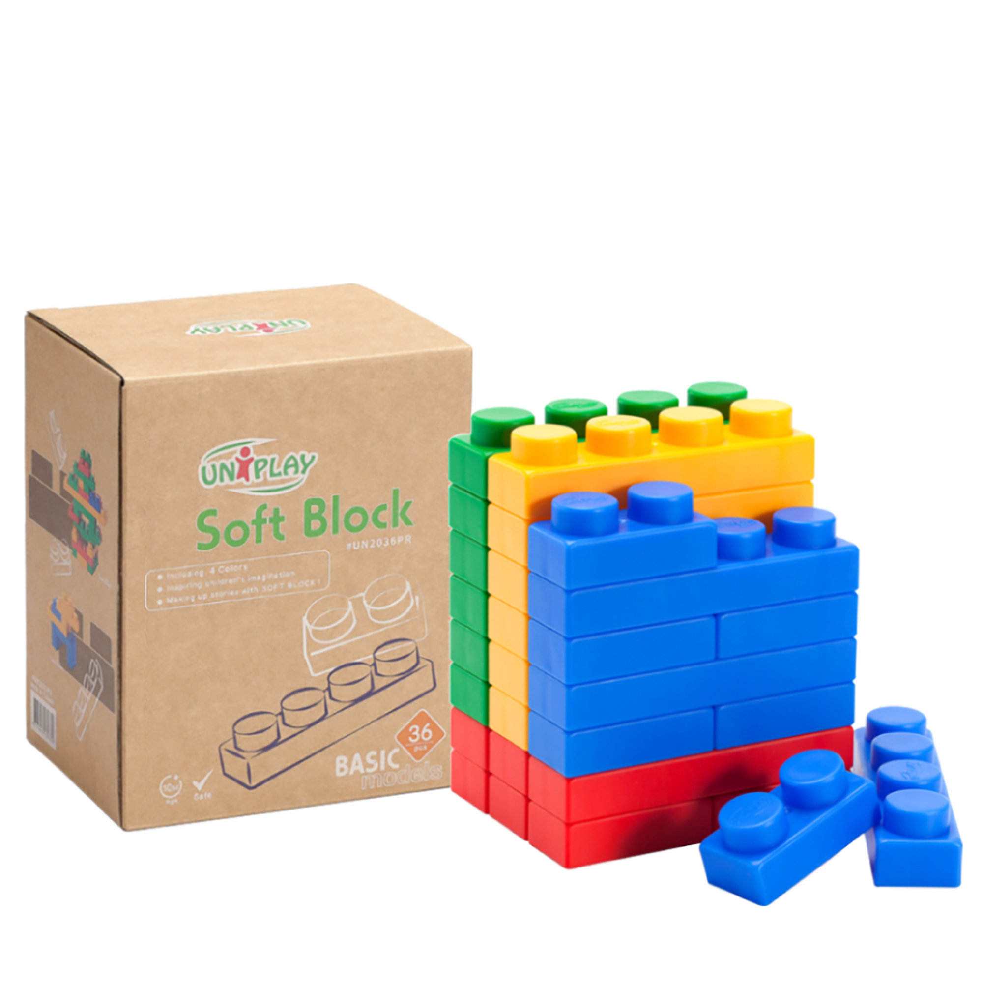 UNiPLAY Stacking Building Blocks Toy & Reviews | Wayfair