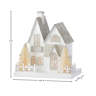 The Holiday Aisle® 9" LED Cardboard Snowy Lane House | Wayfair