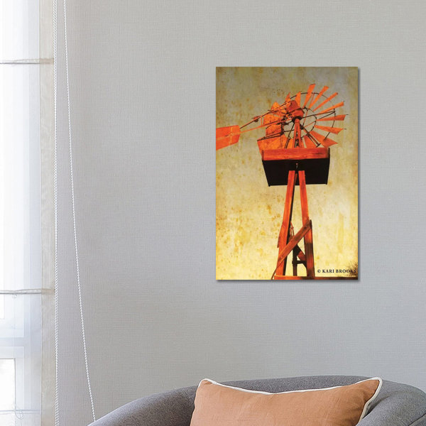 Ophelia & Co. Chip'S Windmill I by Kari Brooks - Wrapped Canvas Print ...