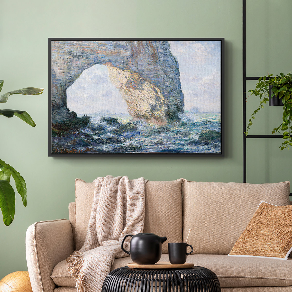 Ivy Bronx Vintage Nautical XCIII - Floater Frame Print on Canvas | Wayfair