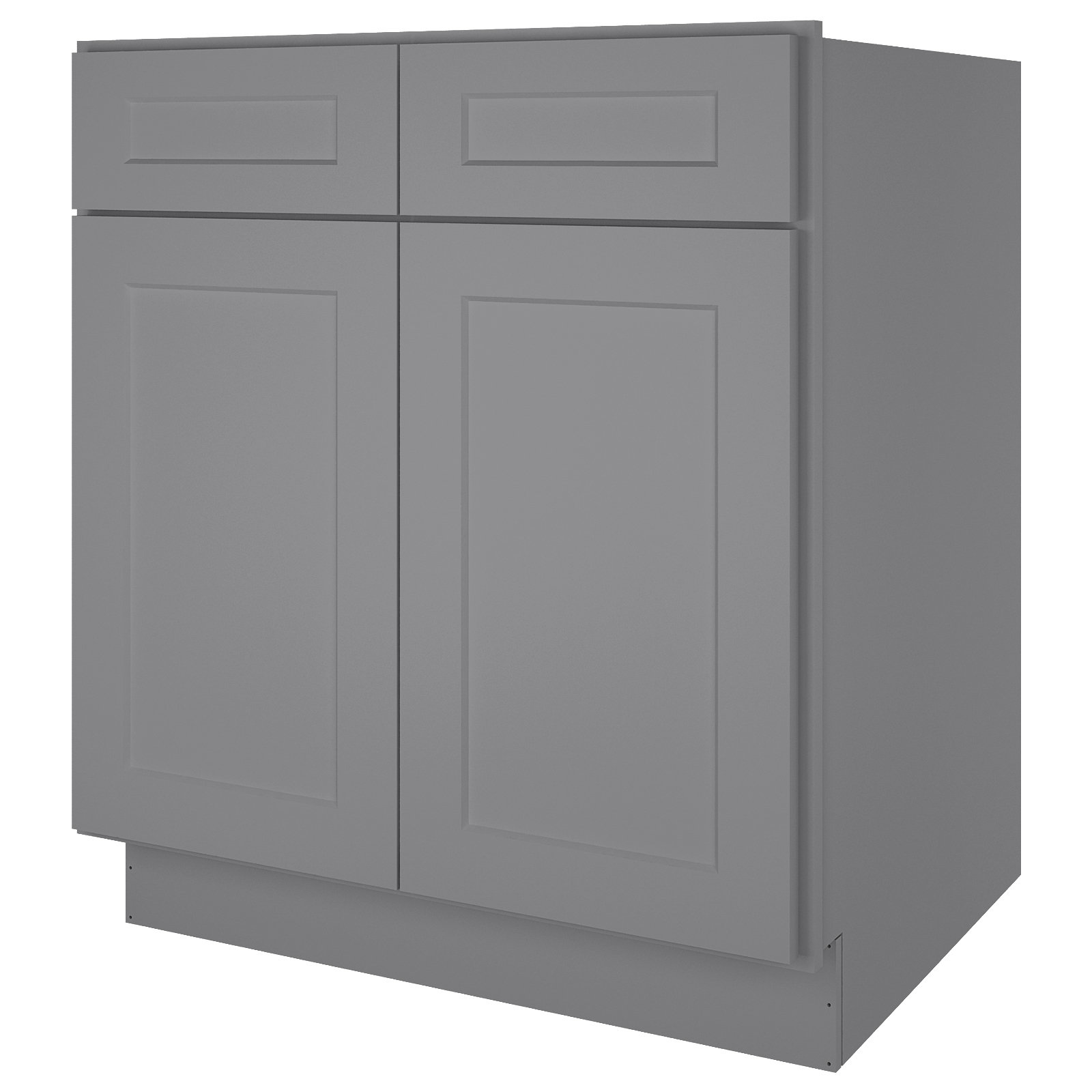 HOMEIBRO Ready-to-Assemble Kitchen Sink Base Cabinet with Adjustable ...