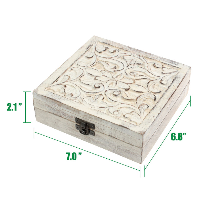 Ophelia & Co. Whiddon Wooden Decorative Box & Reviews | Wayfair