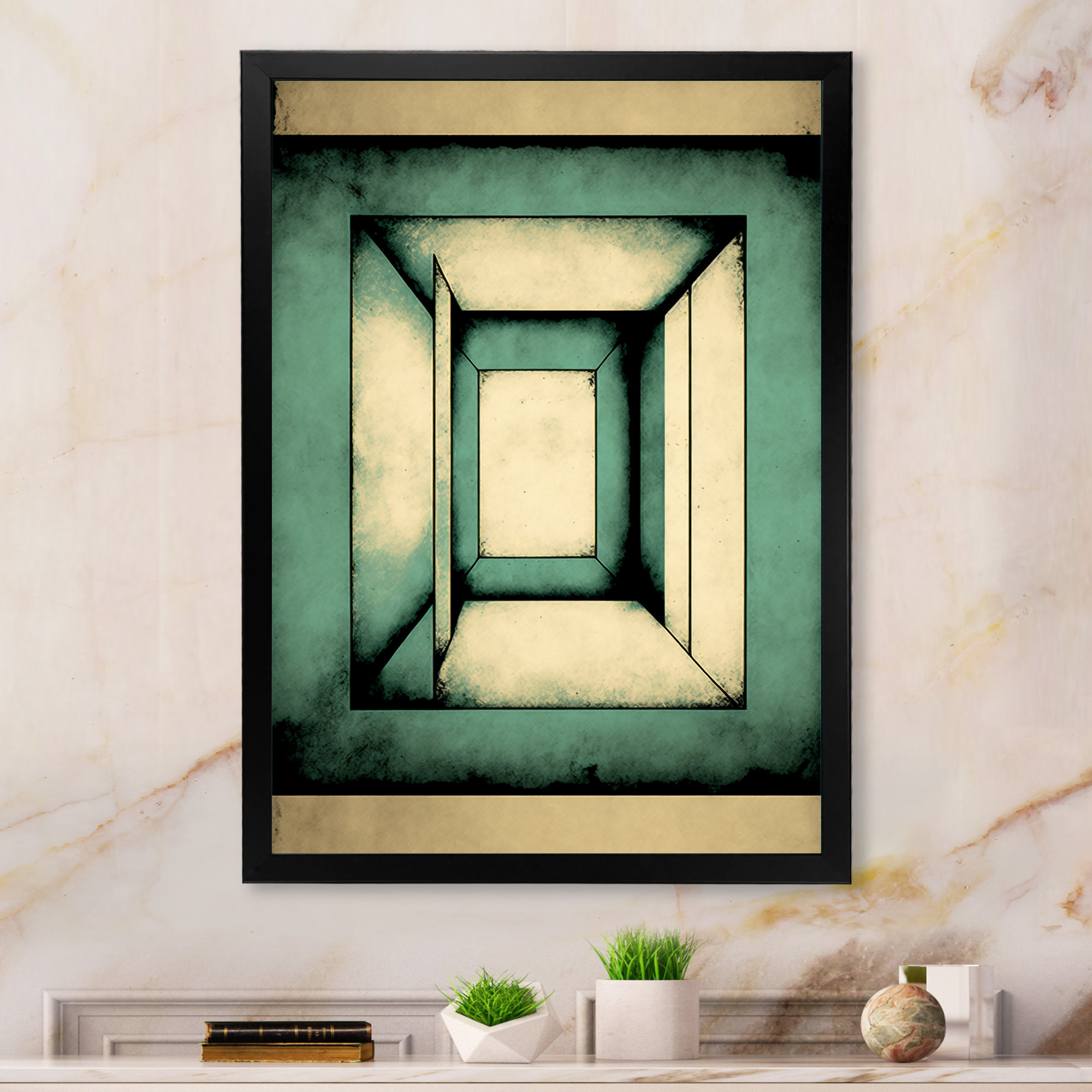 Design Art Perfect Imperfections Retro Graphics III - Picture Frame ...