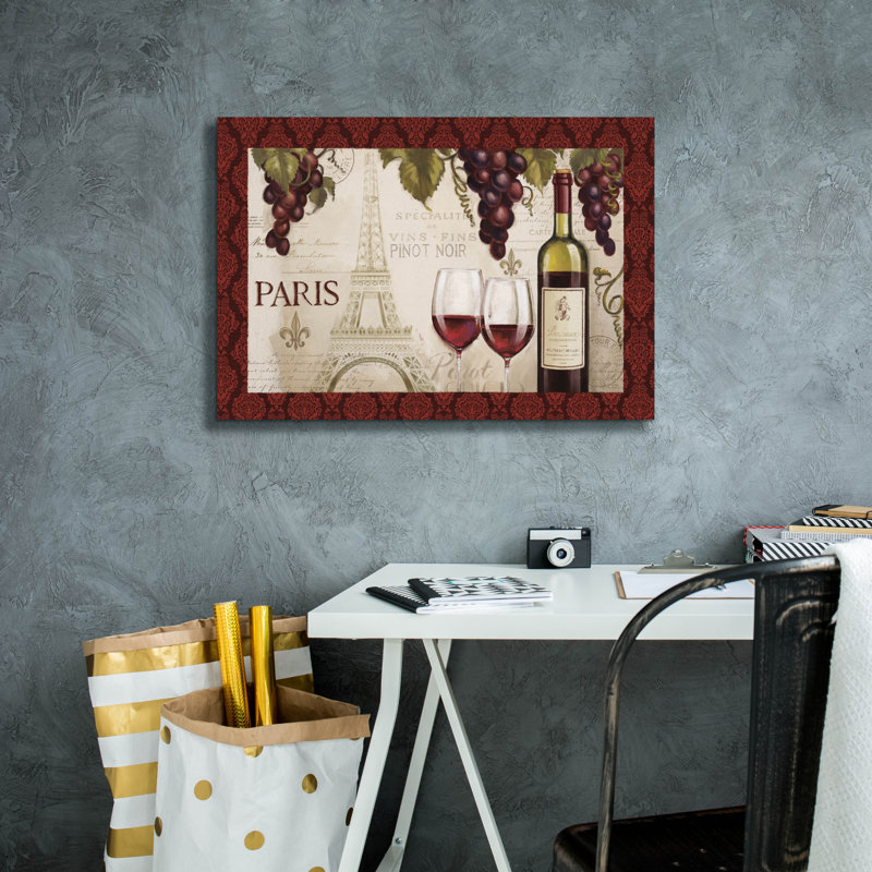 wine wallpaper border