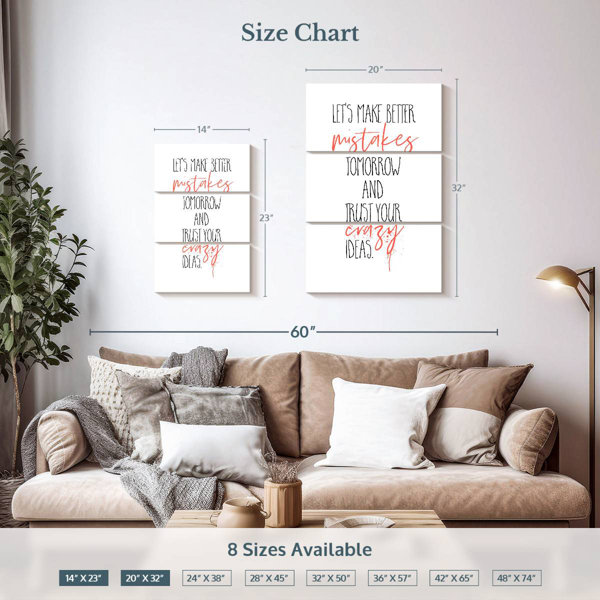 Ebern Designs Tergel Make Better Mistakes - Wayfair Canada