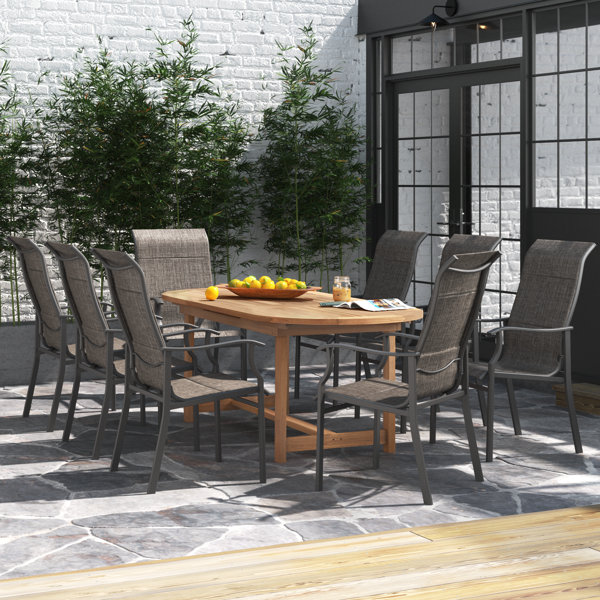 Lark Manor Table de patio extensible Alyisa et Commentaires - Wayfair ...