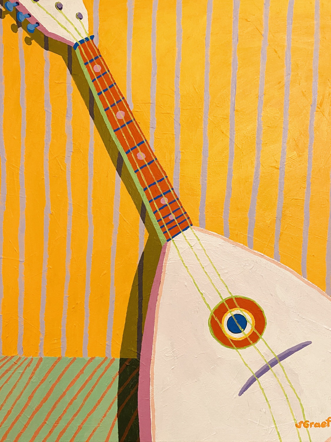 Made & Curated Balalaika by Sue Graef - Painting | Wayfair