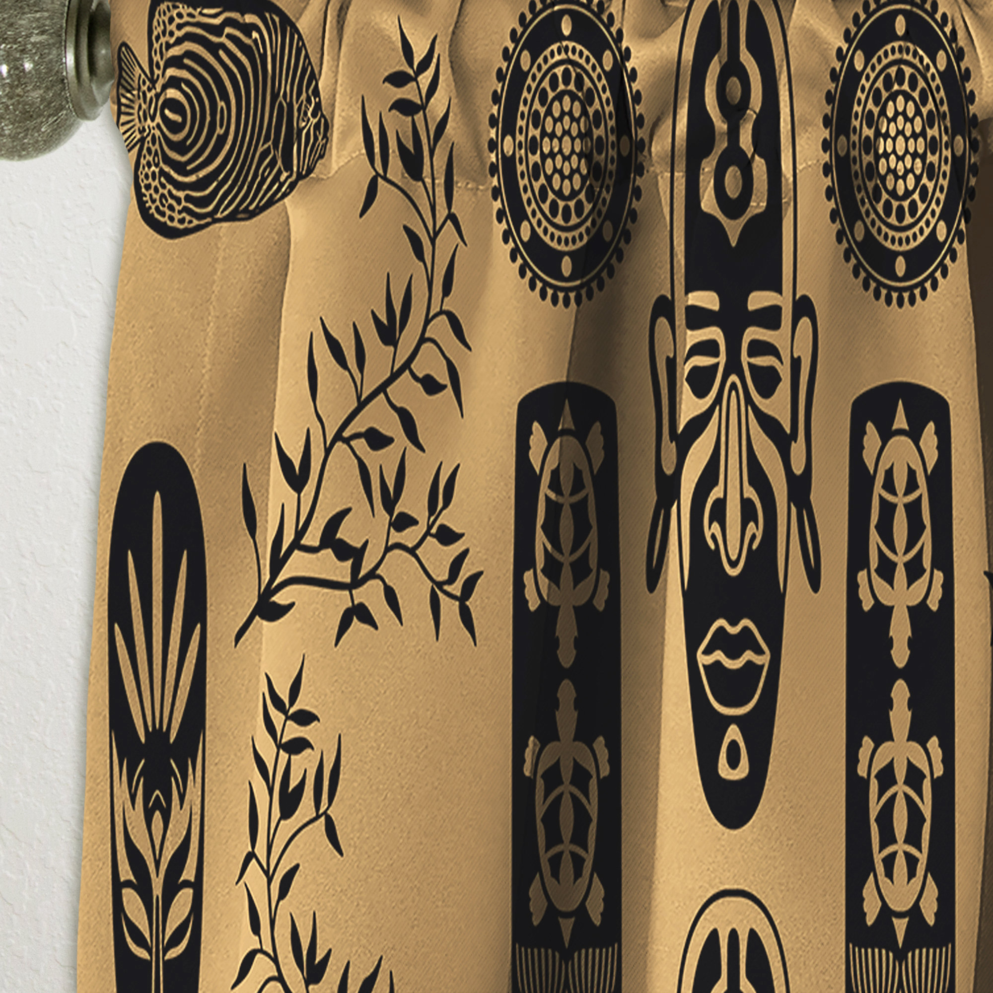 East Urban Home Ethnic Decorative Mask - Wildlife African Blackout ...