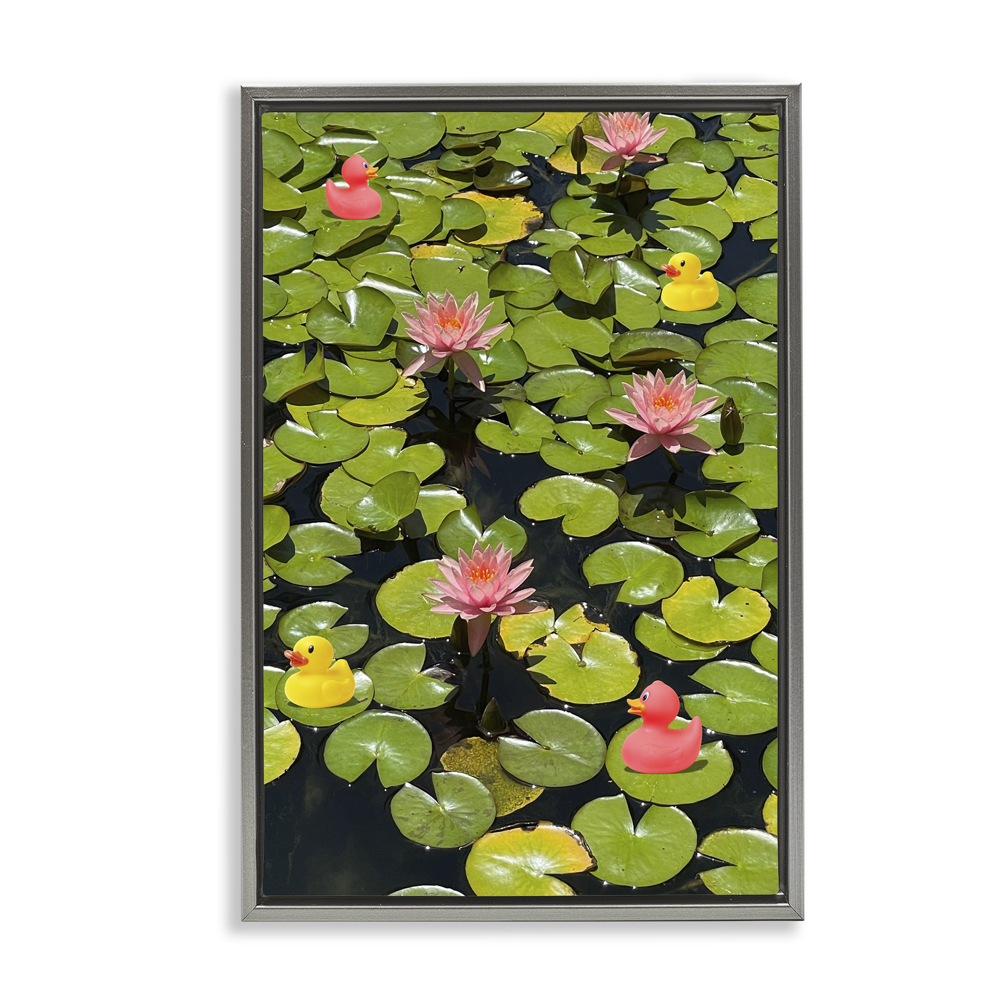 Ophelia & Co. Rubber Ducks on Pond Lilies Floating Frame, design by ...