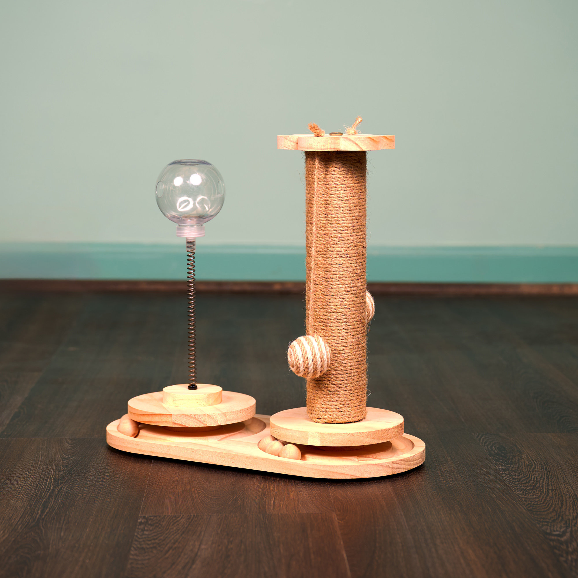 Armarkat Interactive Scratch Post And Activity Center -- The Ultimate ...