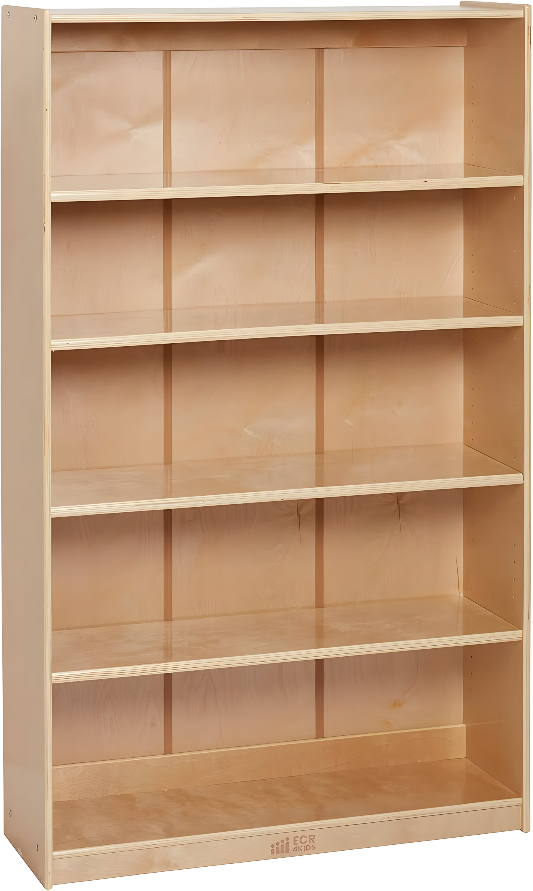 Hokku Designs Adjustable Wooden Bookcase With Forward-Facing Design ...