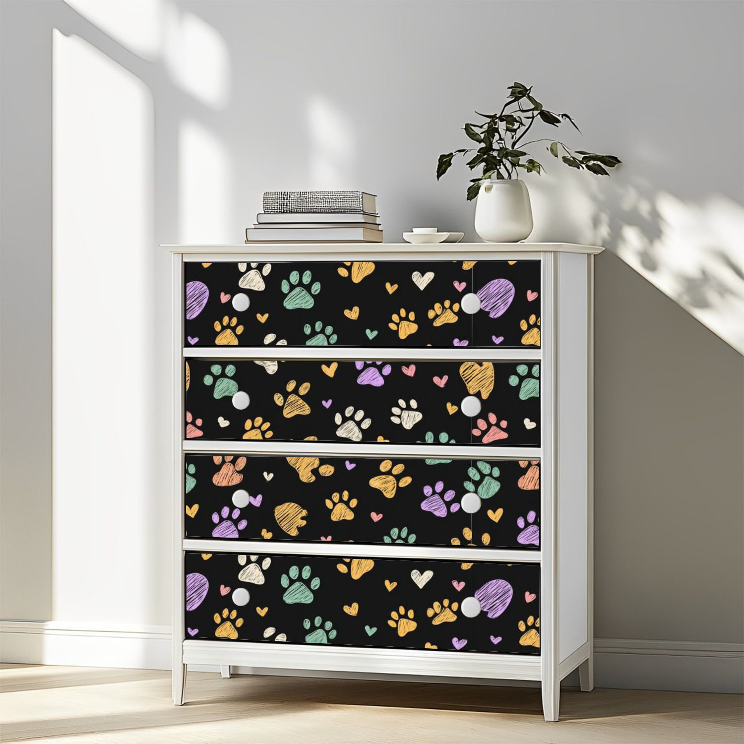 Red Barrel Studio® Peel and Stick Wallpaper Contact Paper Colorful ...