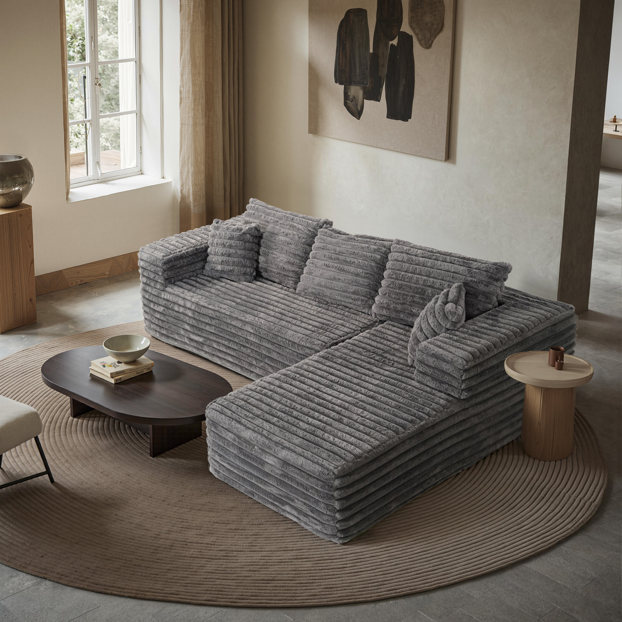 Ivy Bronx Thaxted 2 - Piece No Assembly Required Cloud Couch Sectional ...