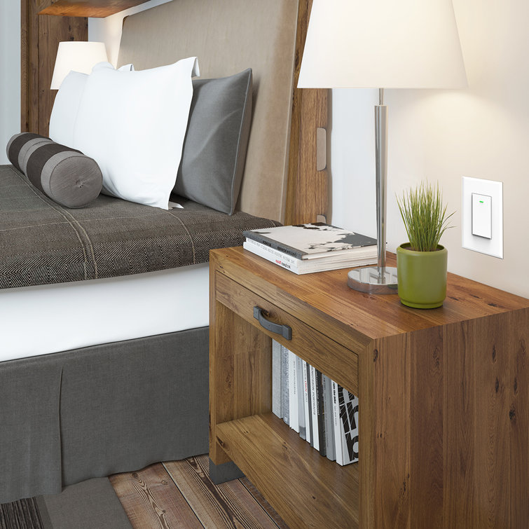 BAZZ Smart Home Wi-Fi 5-Amp Single Pole Rocker Light Switch - Wayfair ...