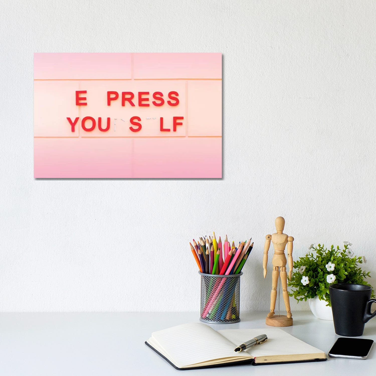 Ebern Designs Express Yourself - Print on Canvas | Wayfair.co.uk