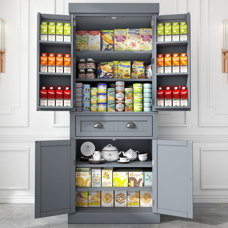 Red Barrel Studio® Theada 72'' Kitchen Pantry & Reviews | Wayfair