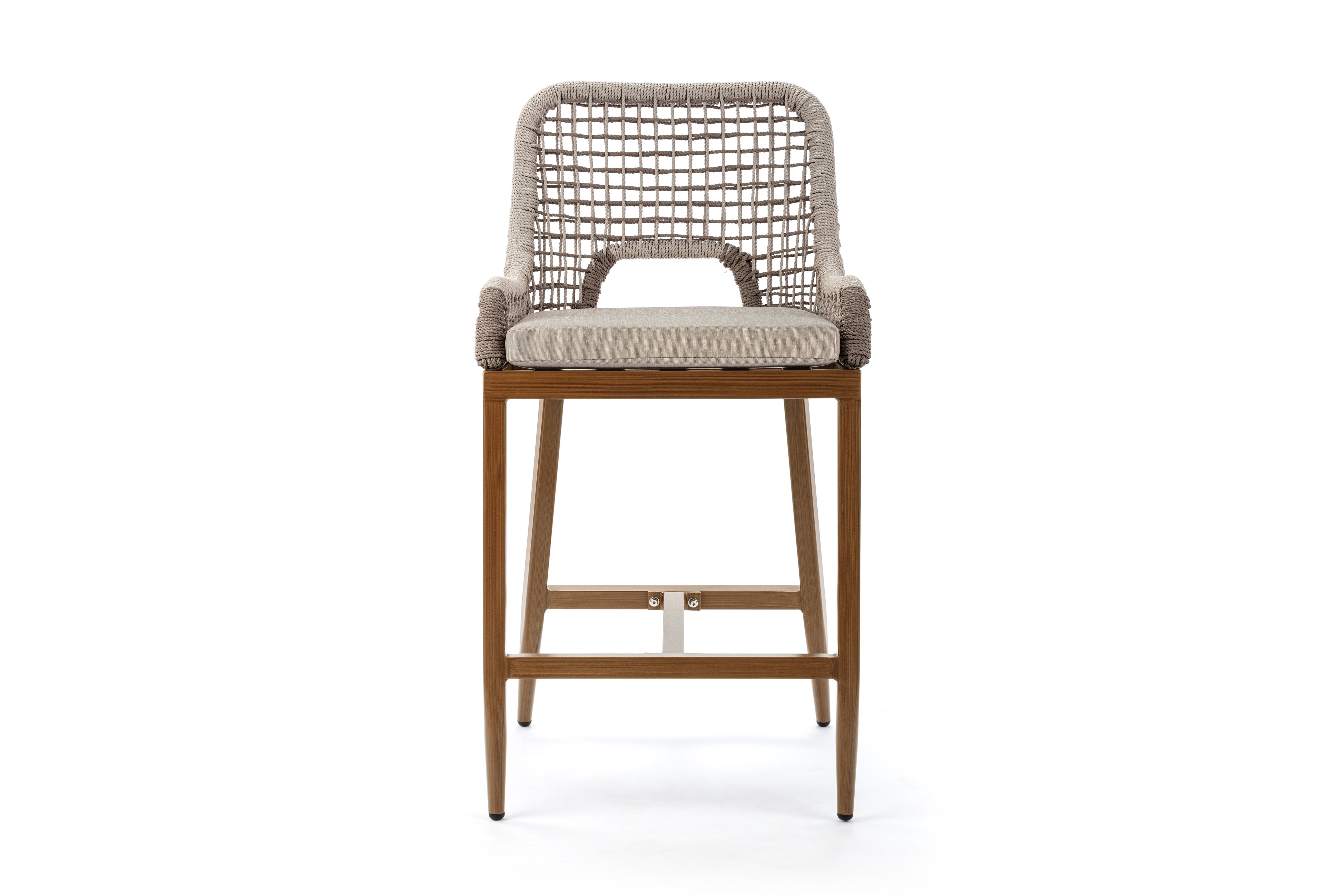 Bay Isle Home™ Patio Bar Stool with Cushion & Reviews | Wayfair