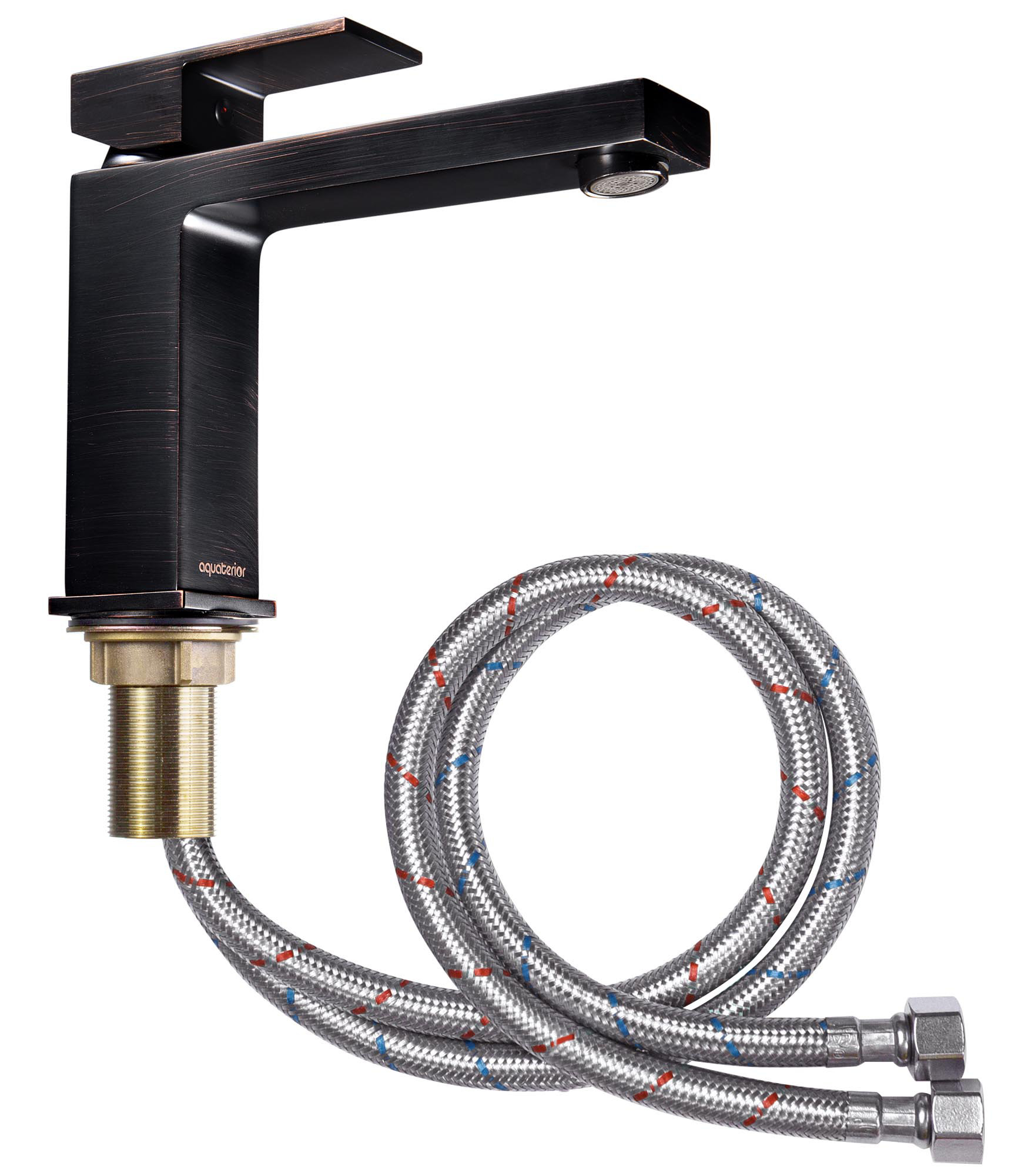 Aquaterior Square Vessel Sink Bathroom Faucet | Wayfair