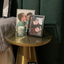 Everly Quinn Starla Iron Top End Table & Reviews | Wayfair