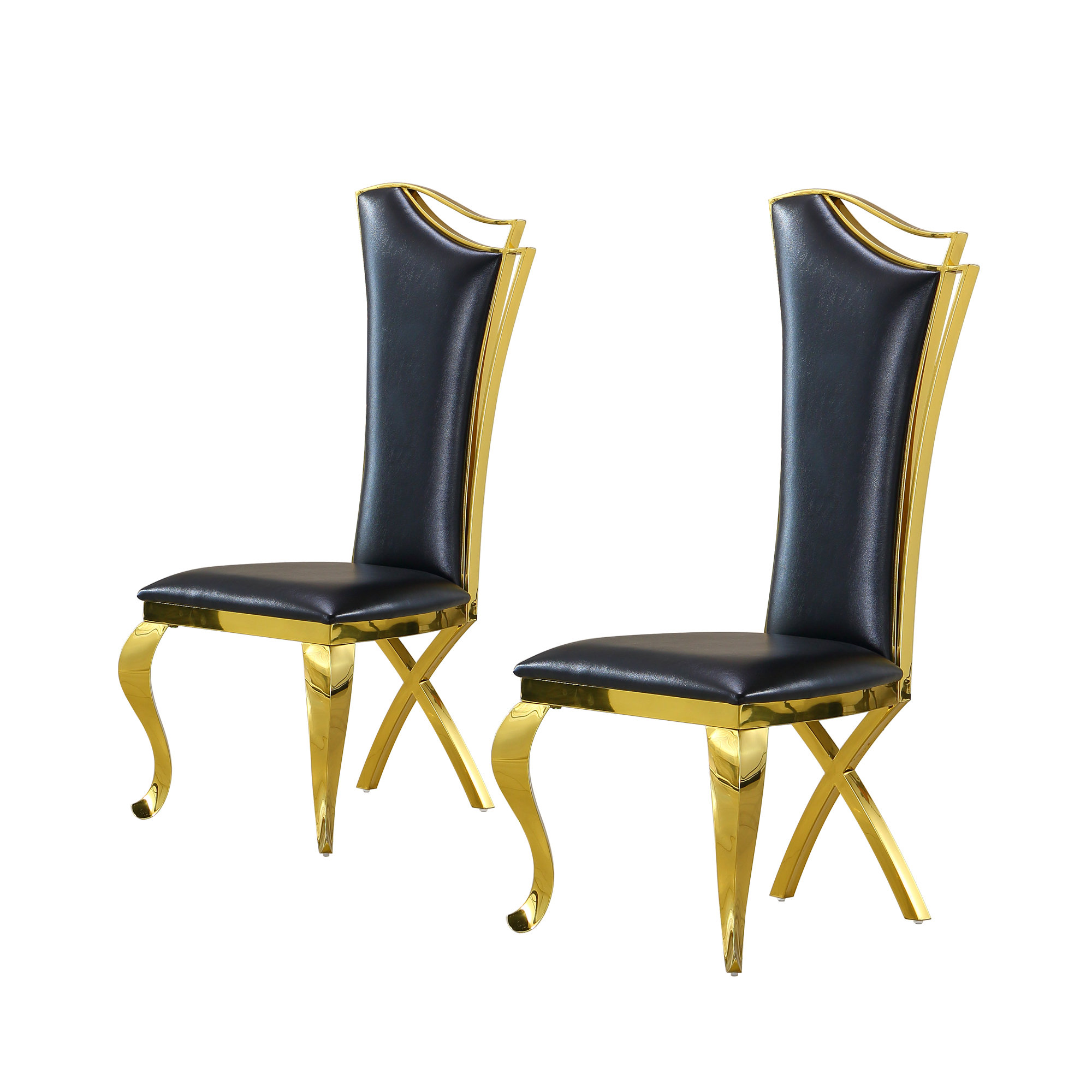 Rosdorf Park Solid Back Side Chair Dining Chair | Wayfair