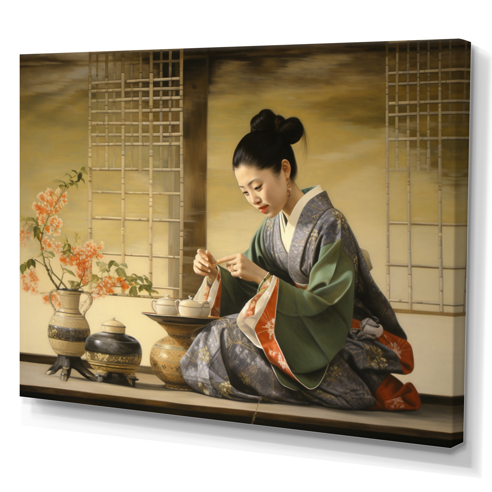 Winston Porter Asian Art Tea Ceremony I - Asian Art Wall Decor ...