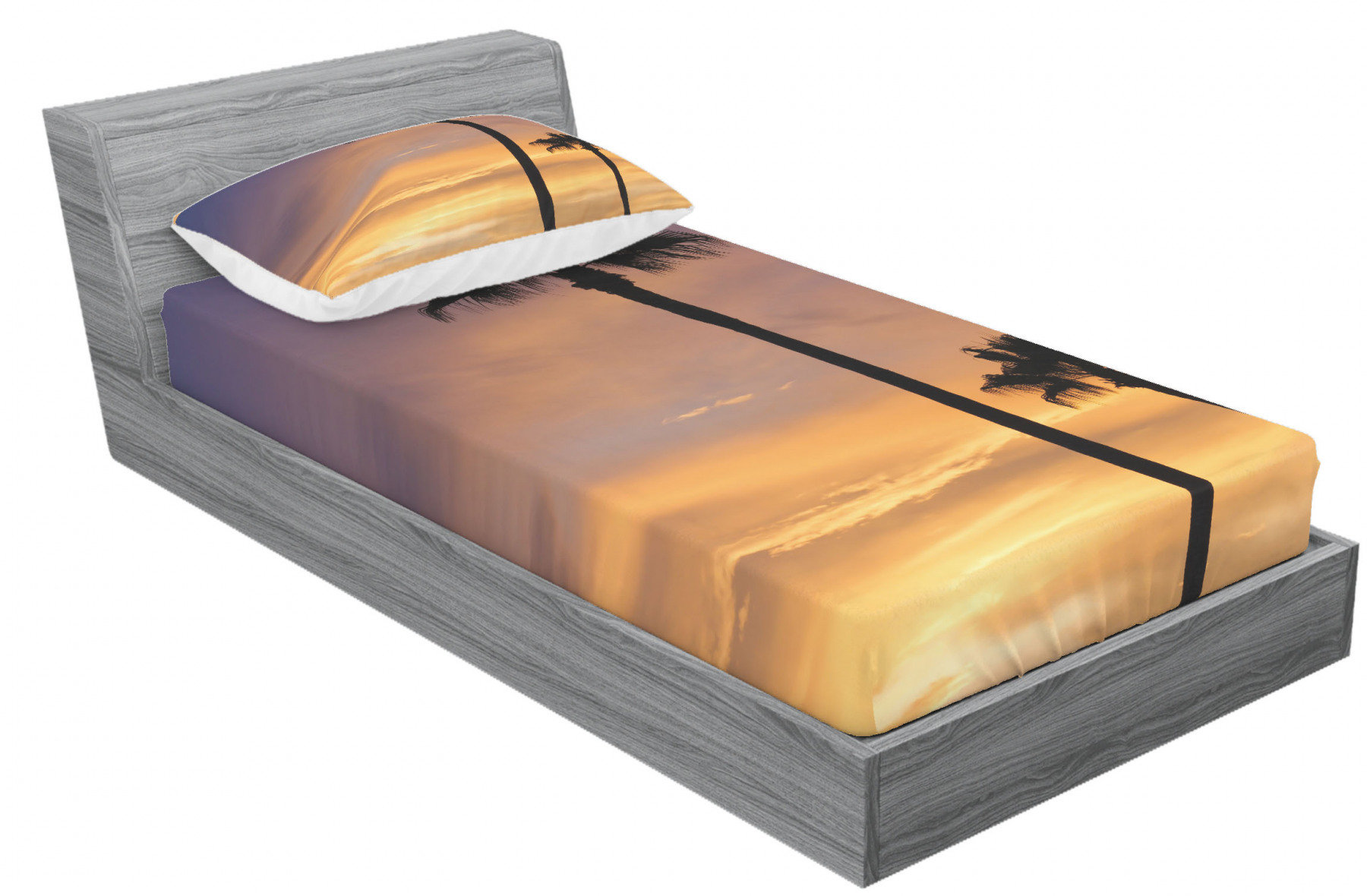 Ambesonne Palm Tree Sheet Set | Wayfair