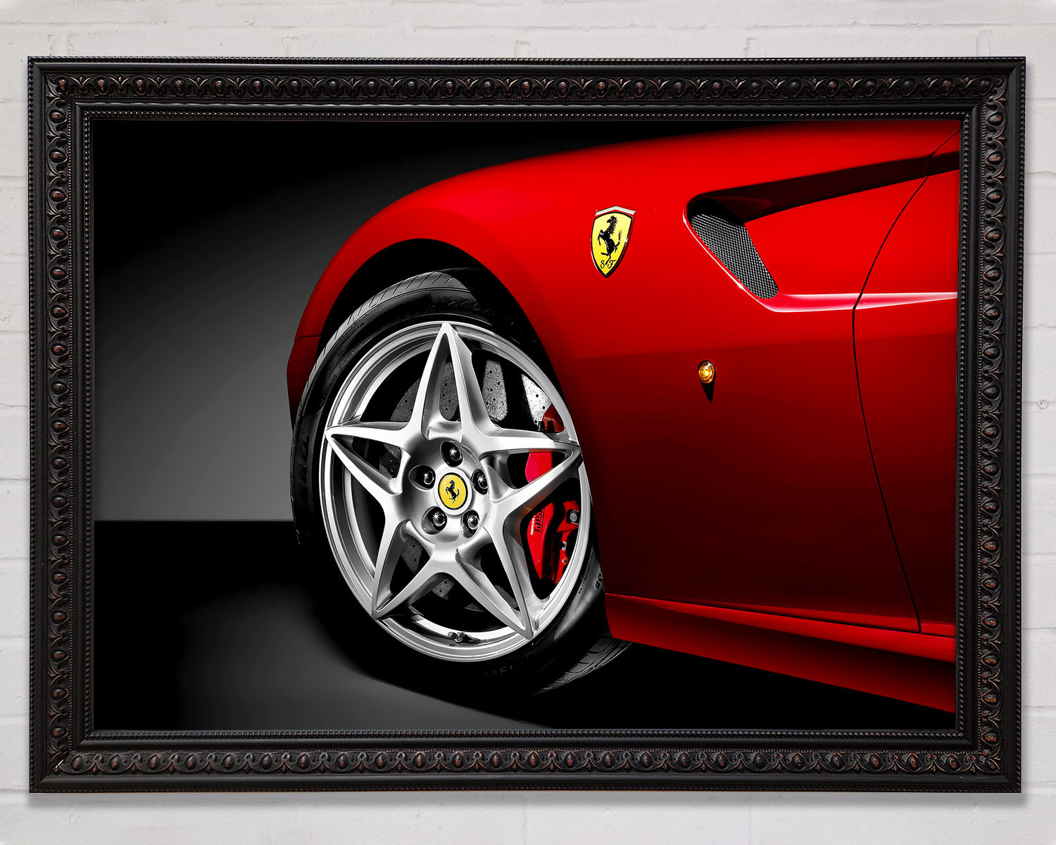 Bright Star Ferrari F430 Spoke Wheel - Single Picture Frame Art Prints ...