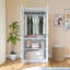 Ebern Designs 20" D Armoire Wardrobe Closet With Fluted Glass, 71" H ...