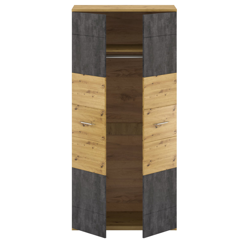 Loon Peak® Aarib Manufactured Wood Armoire | Wayfair