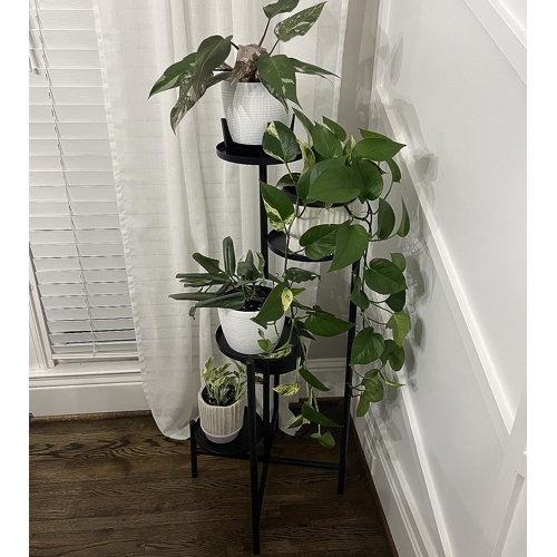 Black Plant Stands & Tables You'll Love | Wayfair