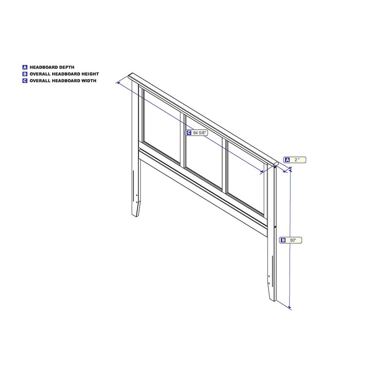 Lark Manor Amear Solid Wood Headboard & Reviews | Wayfair