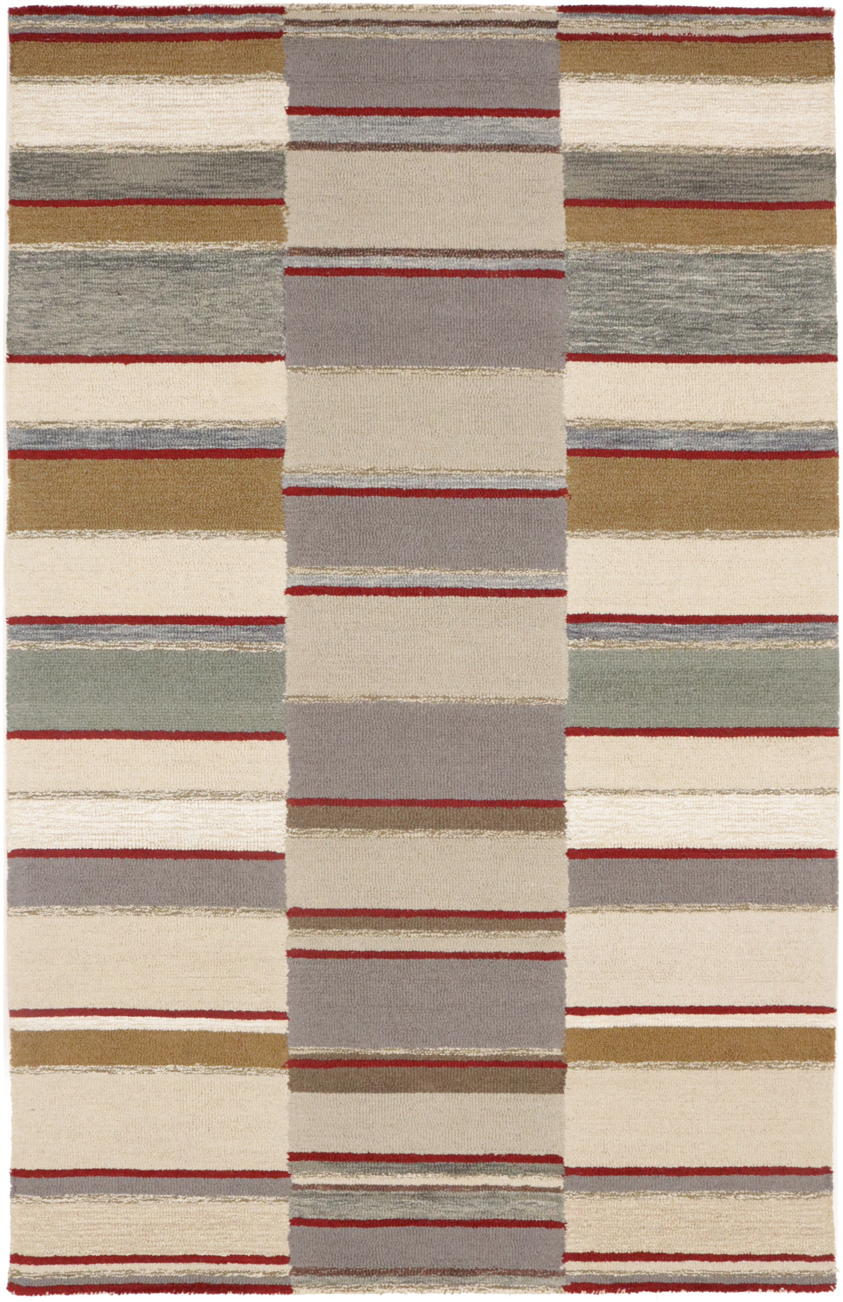 Latitude Run® Multicolored Modern 5X8 Oriental Area Rug | Wayfair