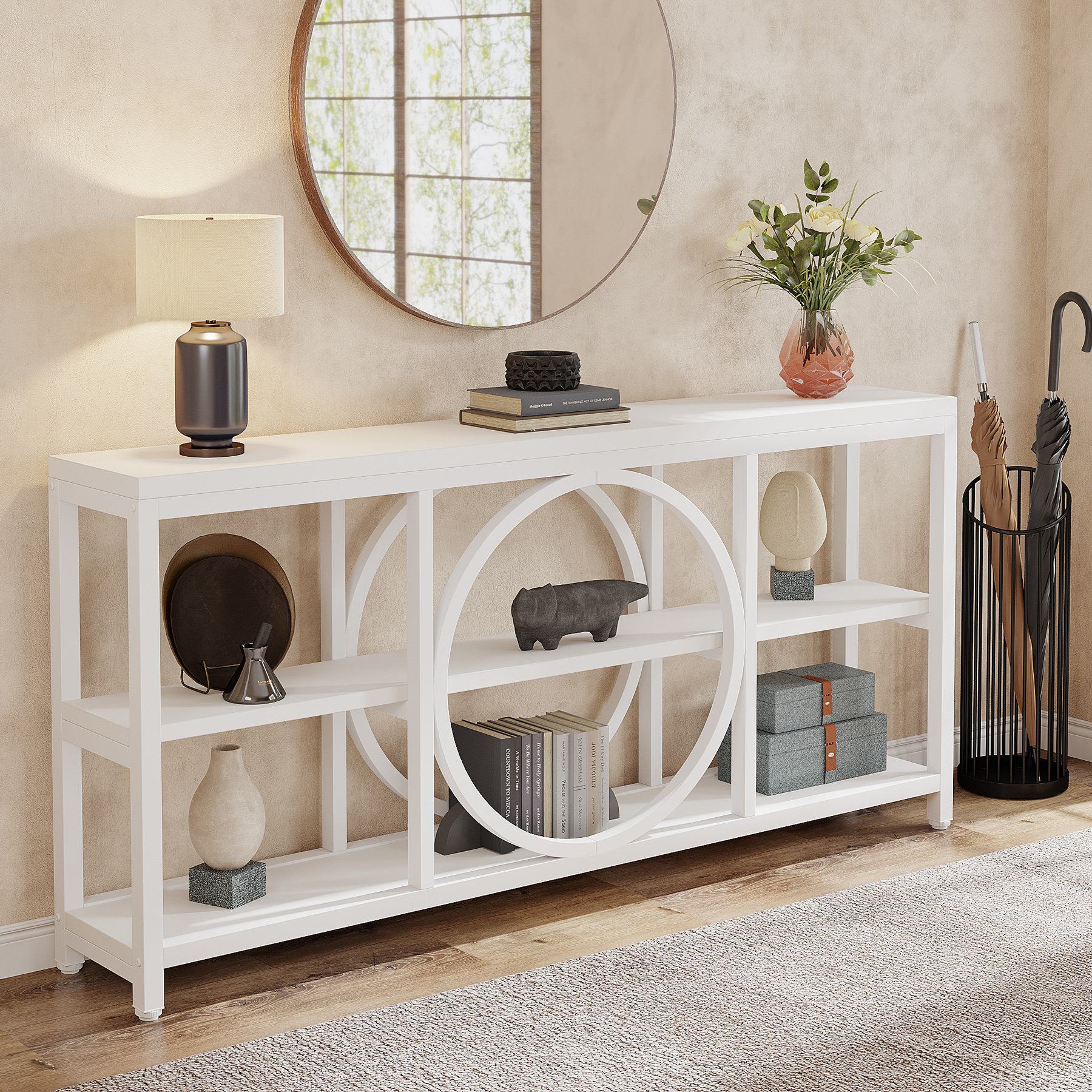 17 Stories Nunki 70.9'' Console Table & Reviews | Wayfair