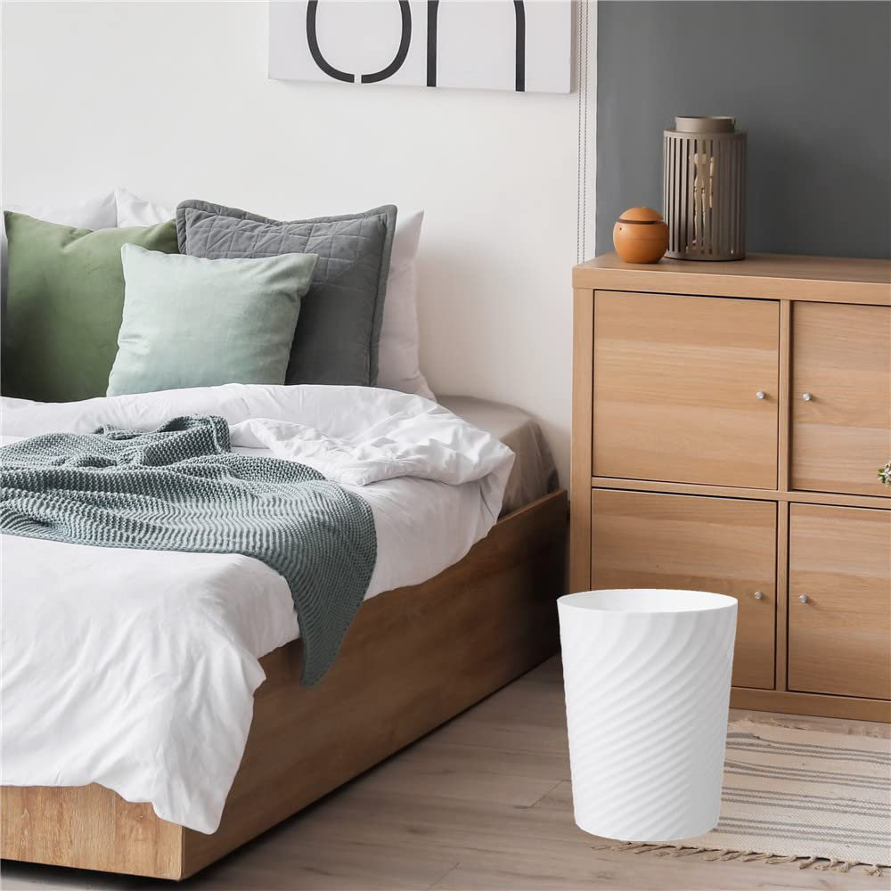 Co-t Trash Can, Plastic Small Trash Can, 1.8 Gallon Wastebasket ...