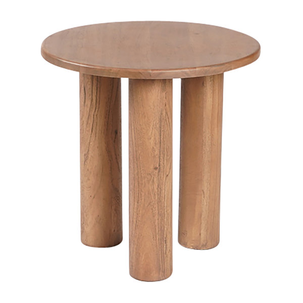 Joss & Main Lucero Solid Wood Top Three Leg End Table - Wayfair Canada