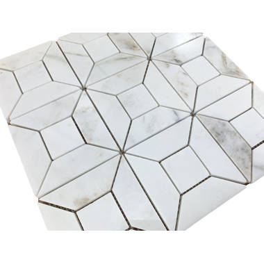 Bloom Stone 1" x 4" Marble Novelty Mosaic Wall & Floor Tile | Perigold