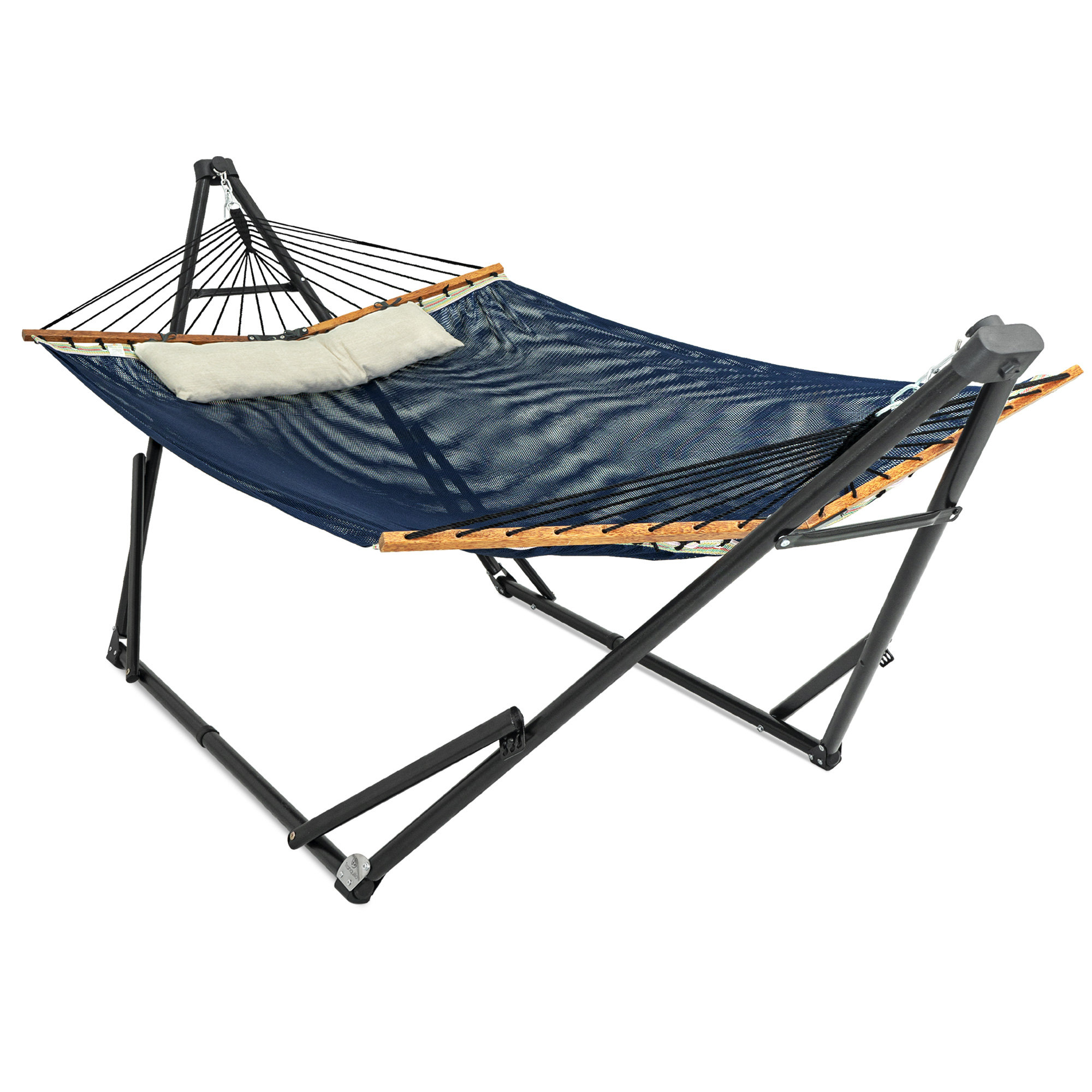 Arlmont & Co. Unity Double Hammock 2 Persons Polyester Hammock 800 Lbs ...