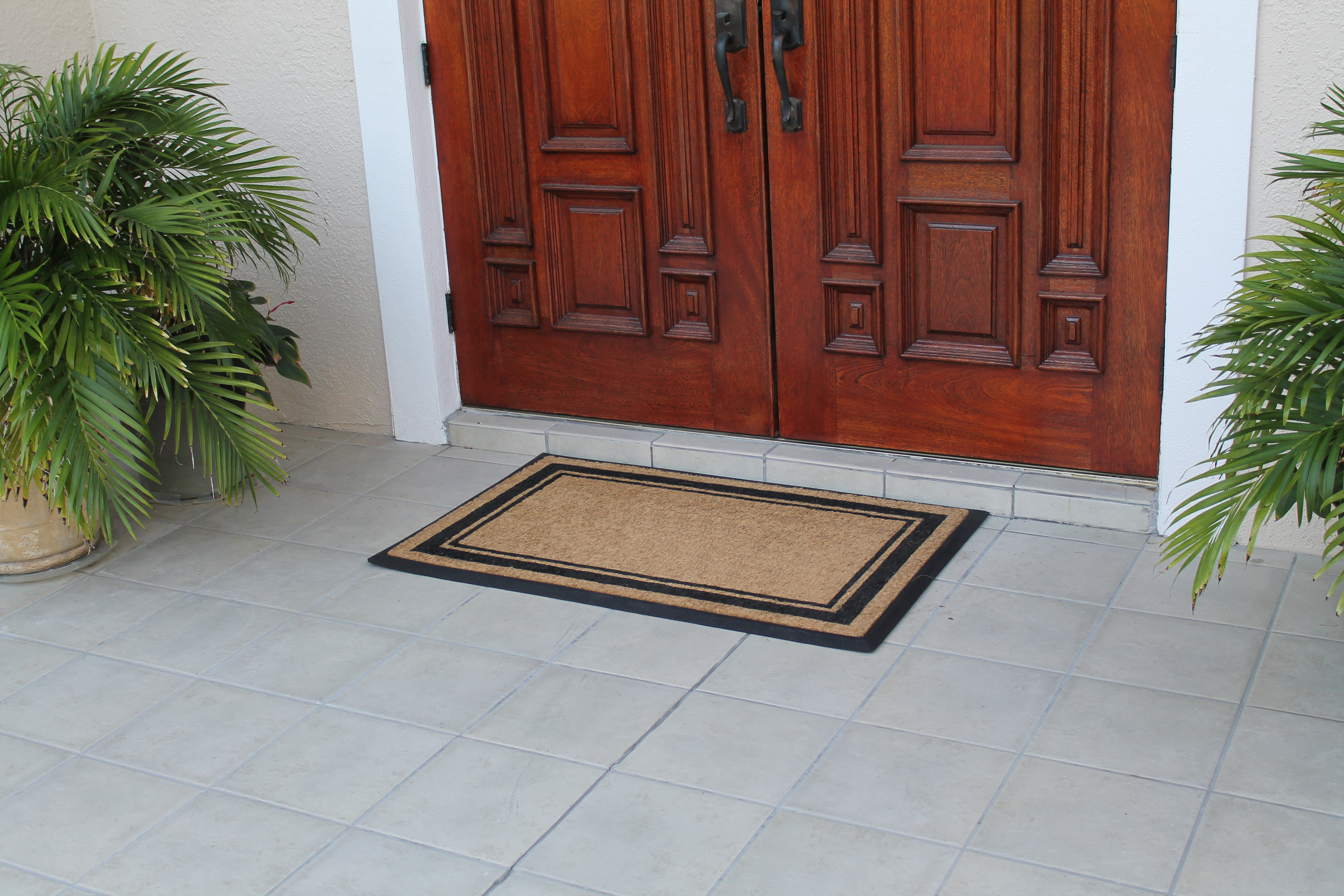 Darby Home Co Albertina 48 in. x 30 in. Non-Slip Flocked Outdoor Door ...