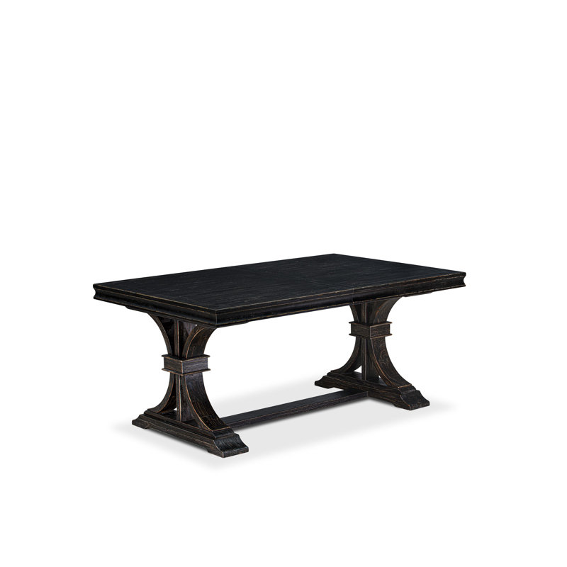 Red Barrel Studio® A Mid-Century Dining Table with Removable ...