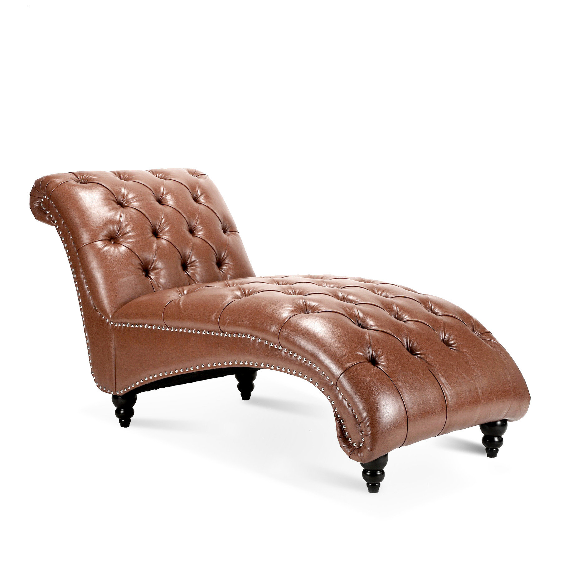 Charlton Home® Elegant Chaise Couch With Soft Foam Filling And Cover ...