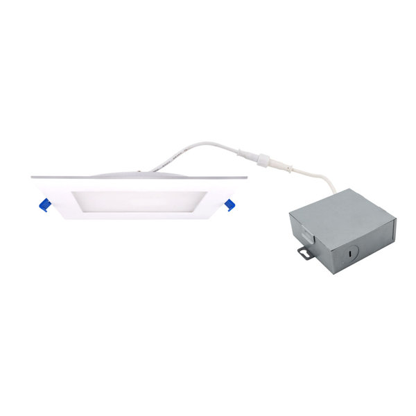 Jesco Lighting 6-Inch Ultra Slim Square LED Recessed Lighting ...