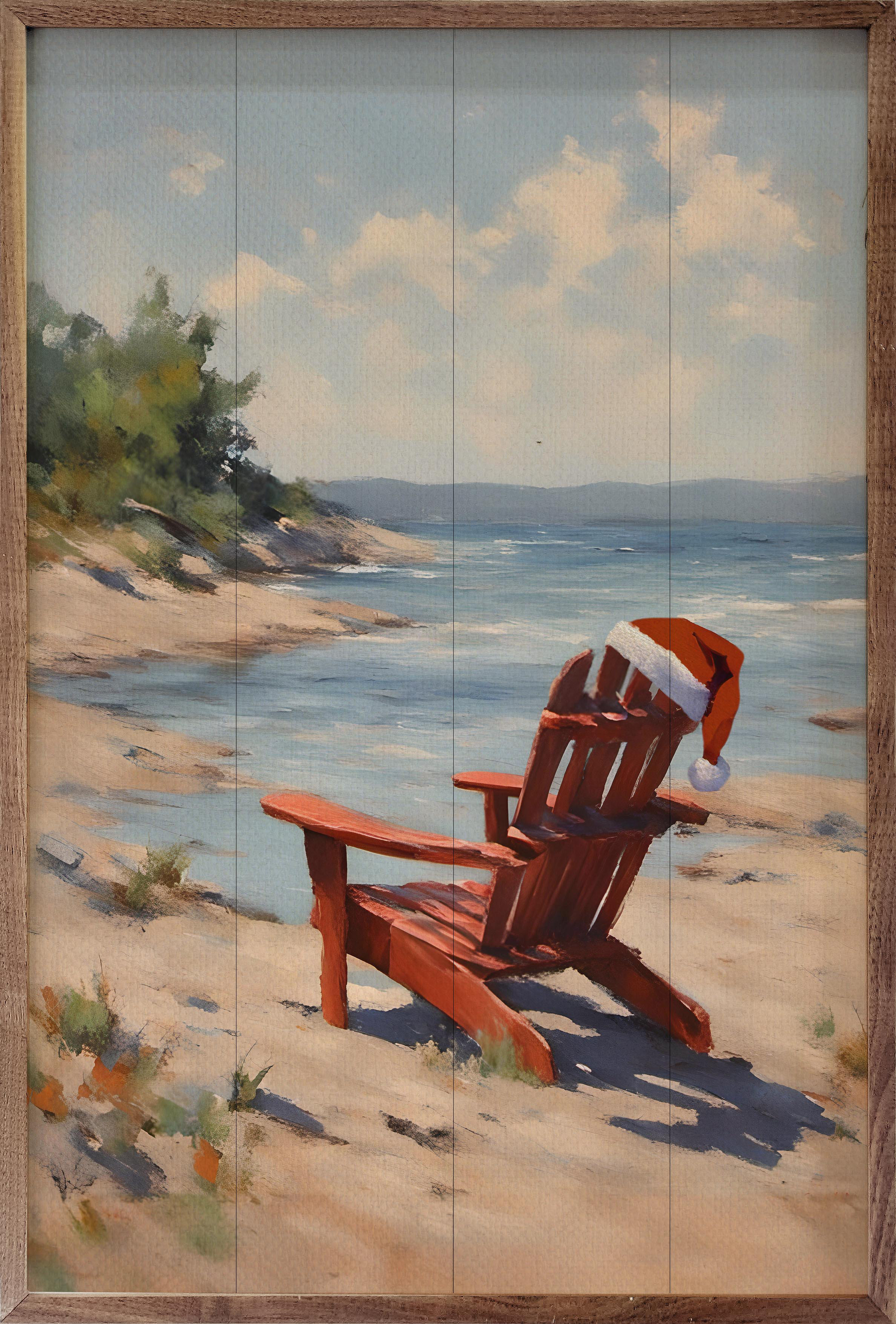 The Holiday Aisle® " Santa's Beach Chair " | Wayfair