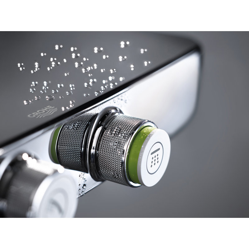 GROHE Euphoria® Thermostatic Complete Shower System with TurboStat ...