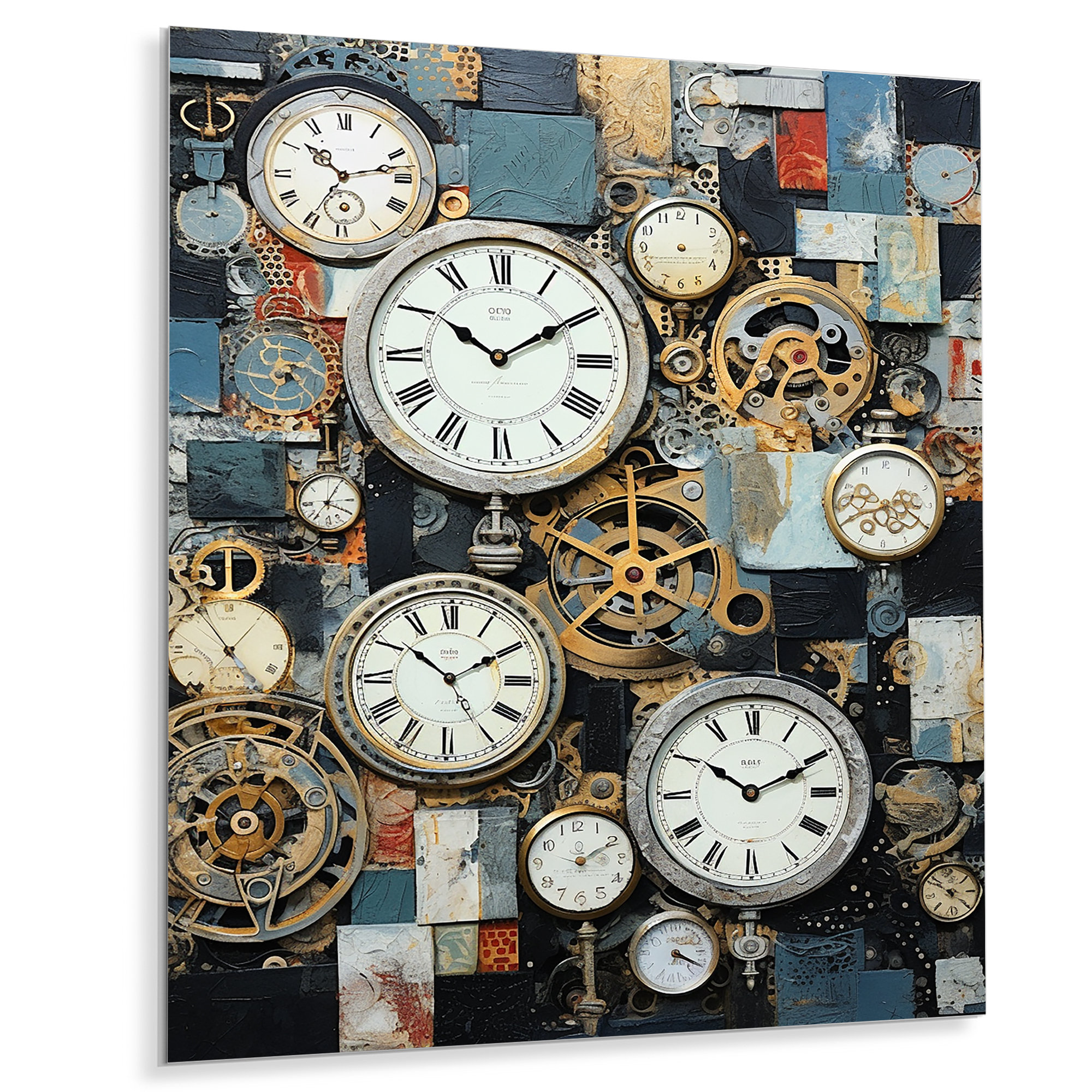 Williston Forge Watches Horological Collage - Watches Metal Wall Decor ...