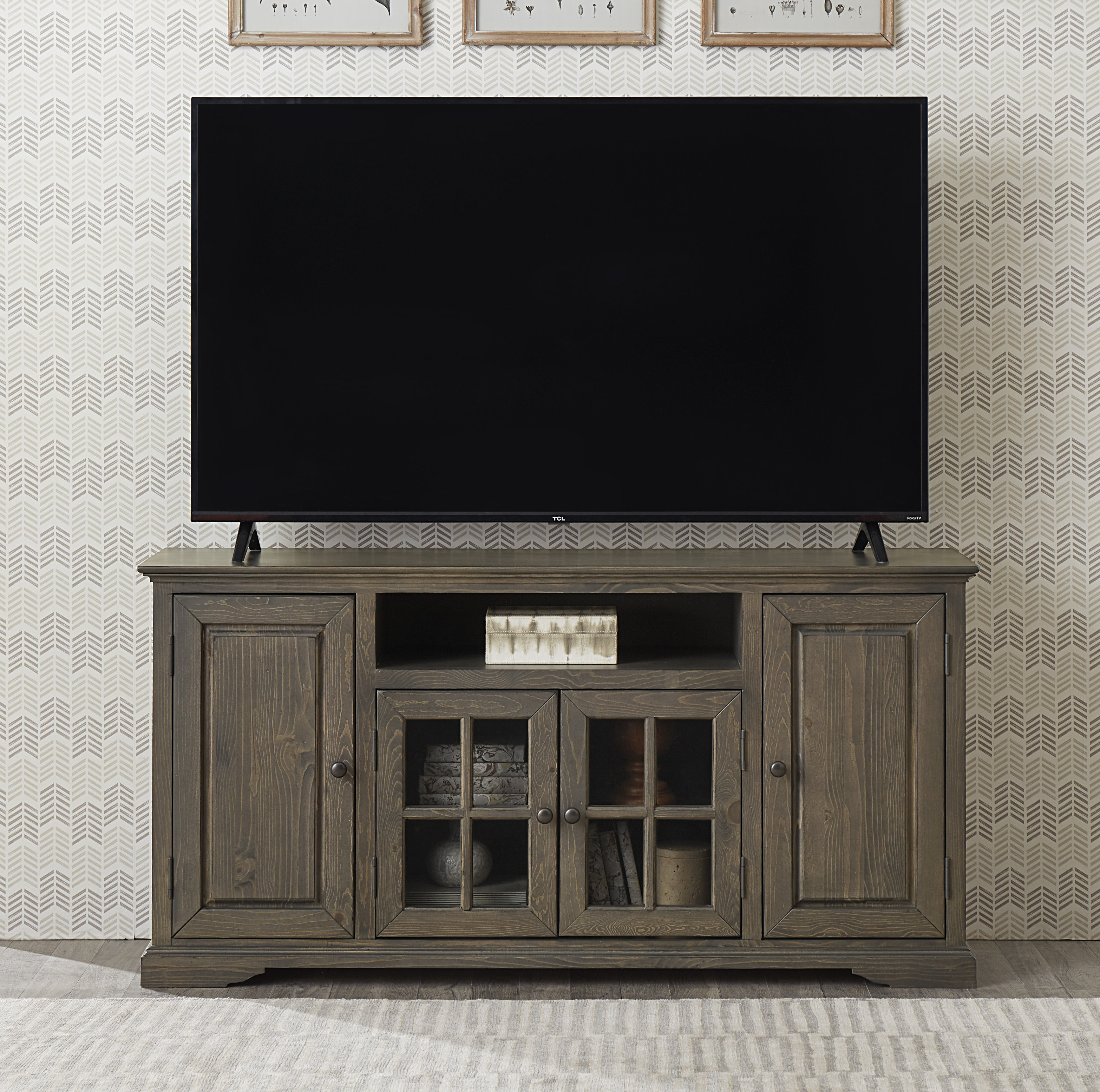 Red Barrel Studio® Sheffels TV Stand for TVs up to 70" & Reviews | Wayfair