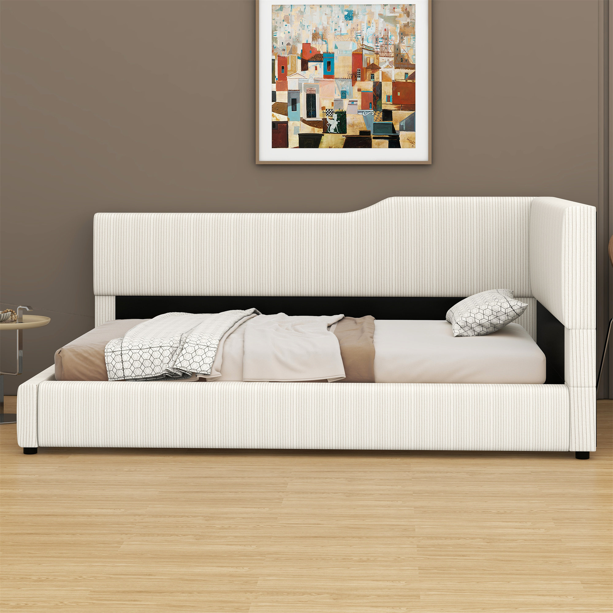 Latitude Run® L-Shaped Daybed Upholstered | Wayfair