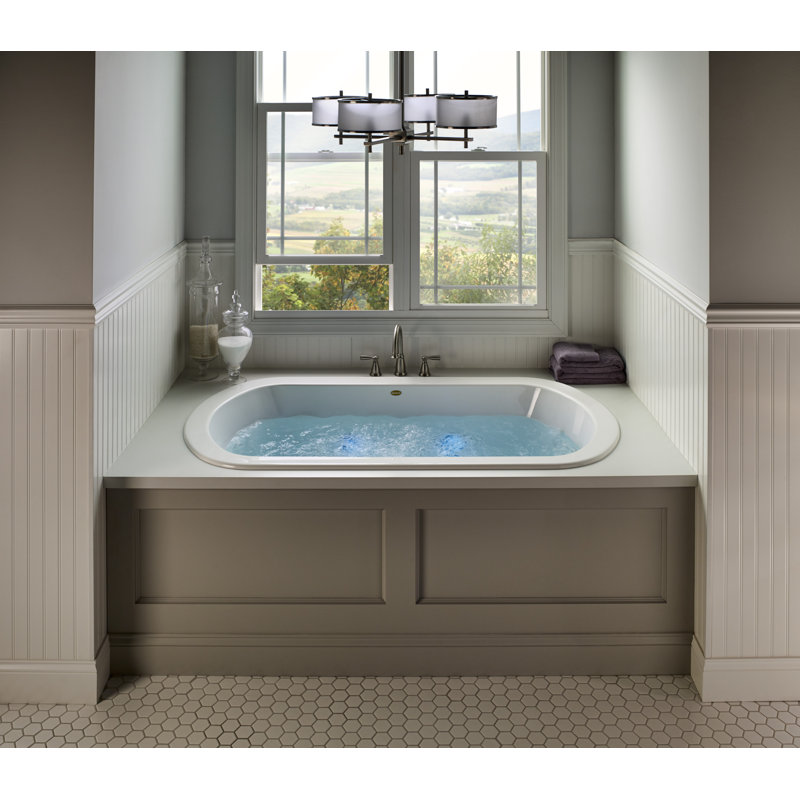 JACUZZI® Duetta® 60" x 42" Drop In/Undermount Whirlpool Bathtub | Wayfair