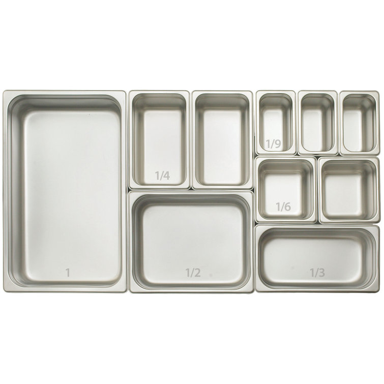 Winco Rectangle Stainless Steel Food Storage Container | Wayfair