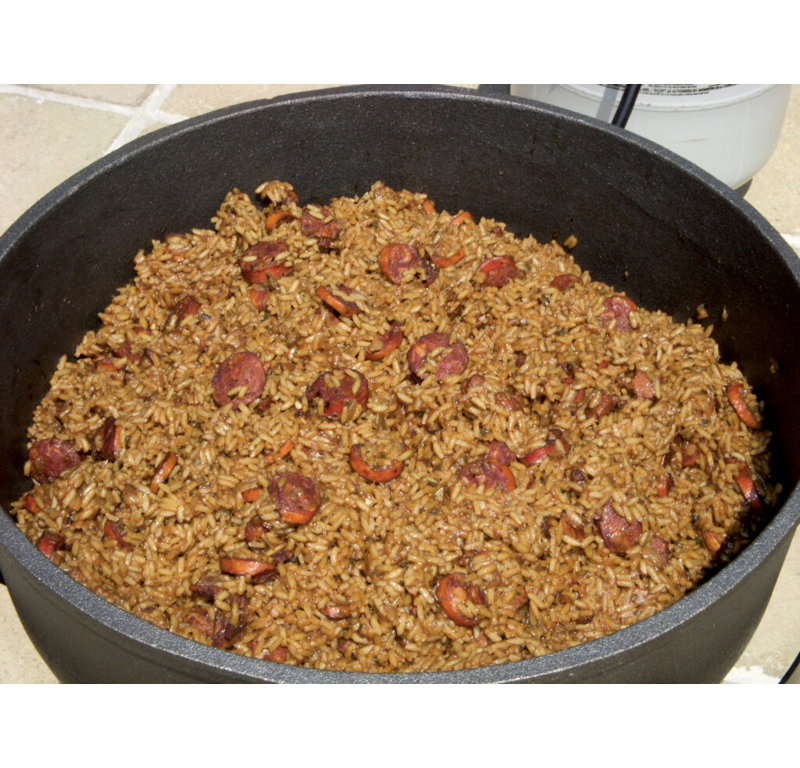 King Kooker 4 Gallon Pre-Seasoned Flat-Bottomed Cast Iron Pot | Wayfair